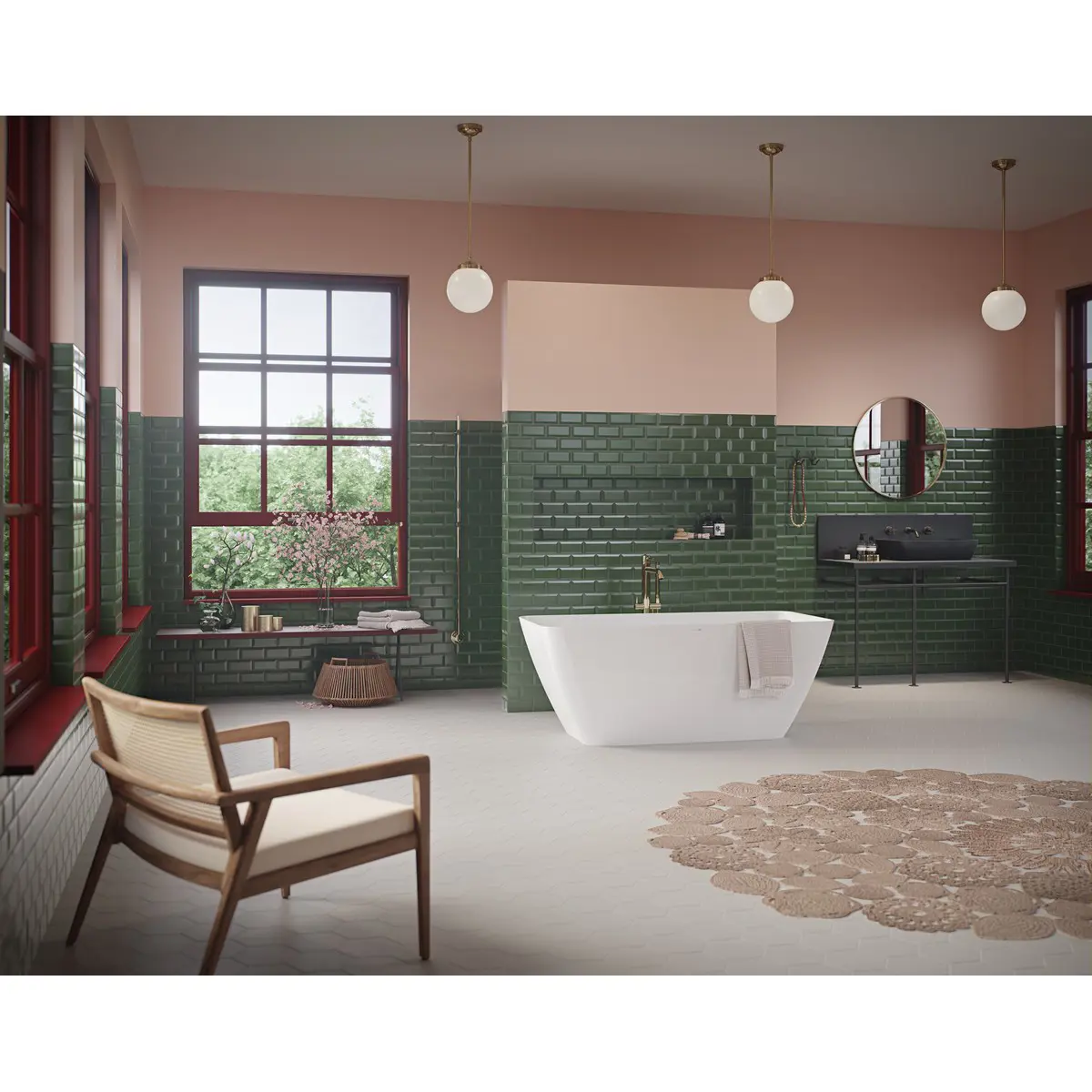 Fristående Badkar Värmdö Gjutmarmor, 159cm, Dubbel