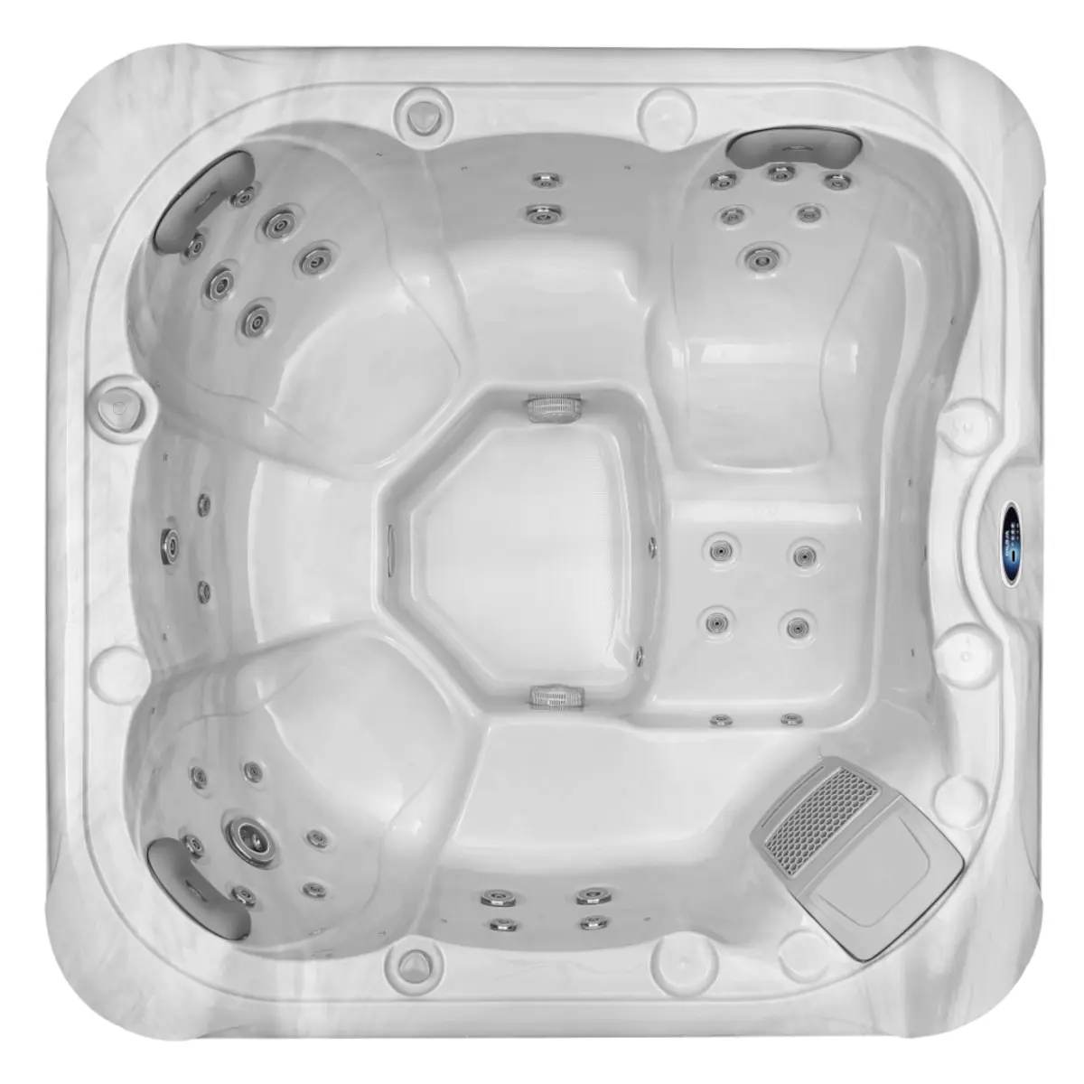 Spabad RS30 Grå, 2000x2000x950mm